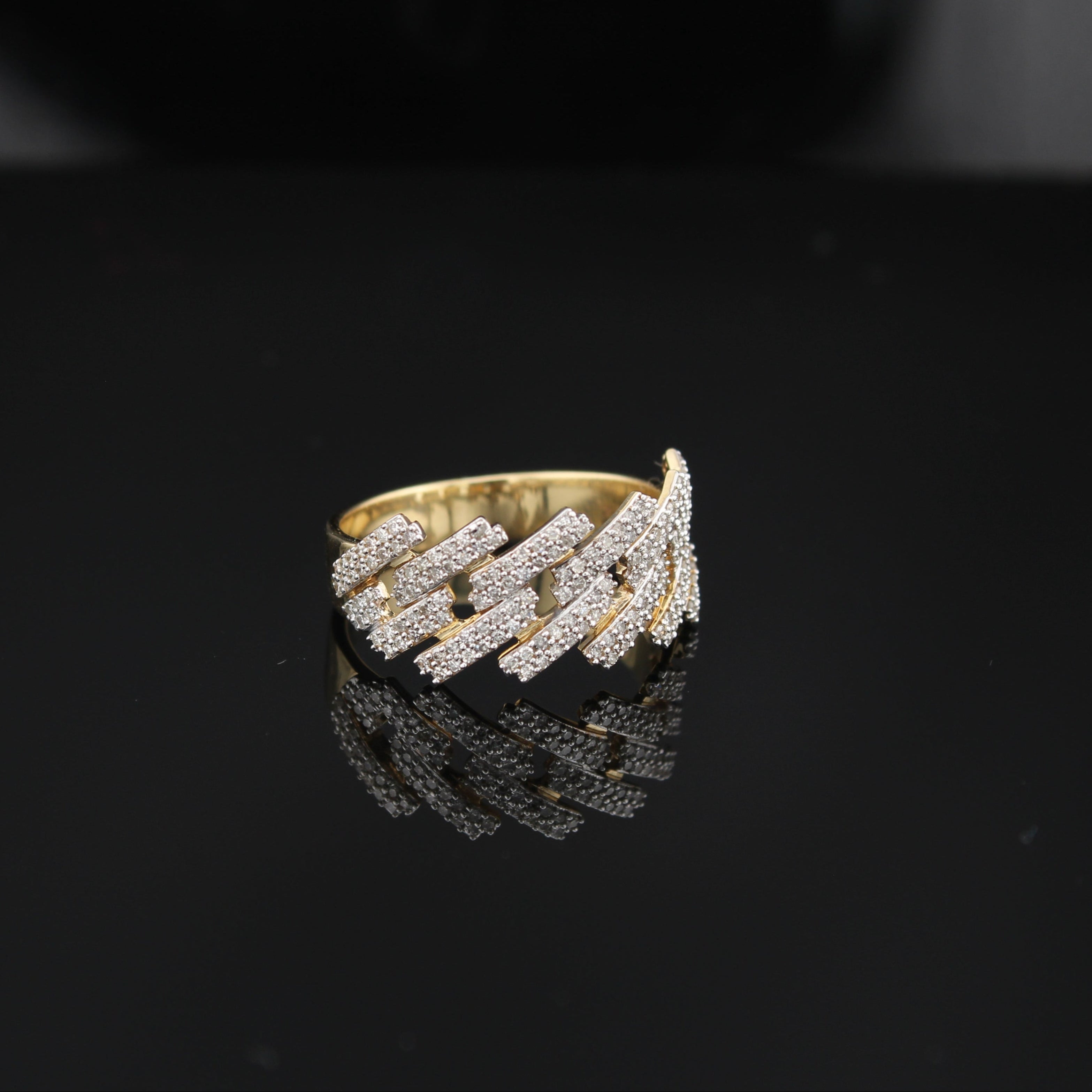 Real 10K Gold Diamond Mens Ring | ICEbyAK – ICEBYAK