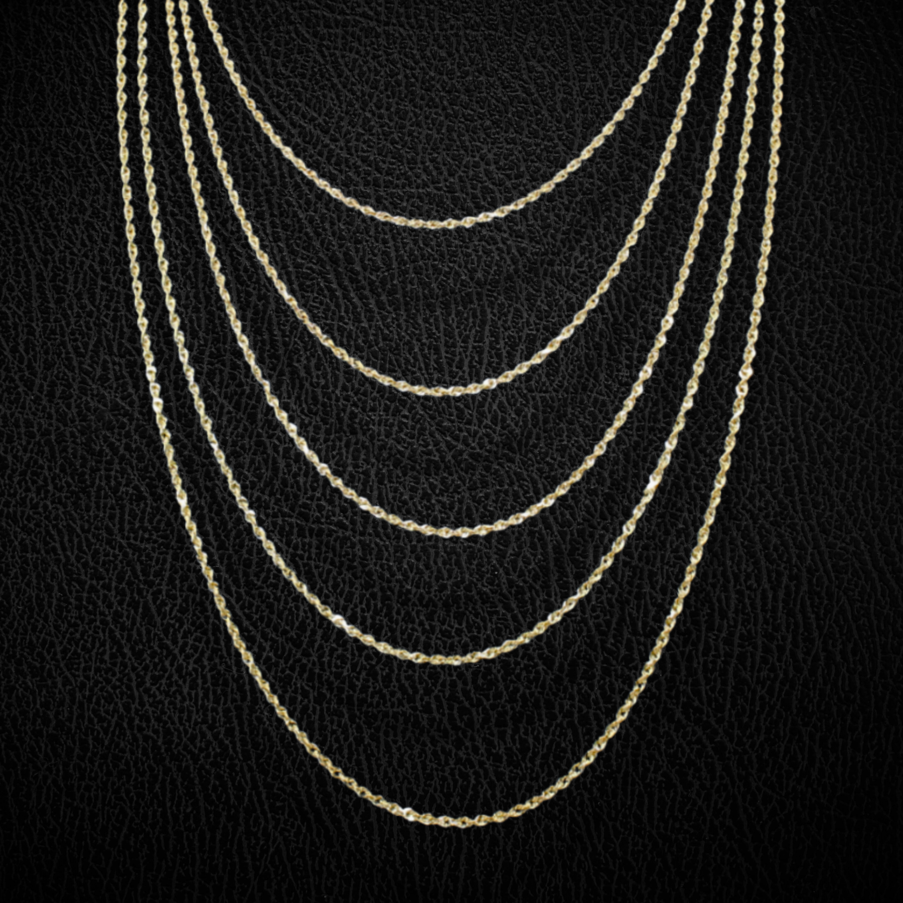 Real 10K Gold 2mm Rope Chains | ICEbyAK – ICEBYAK