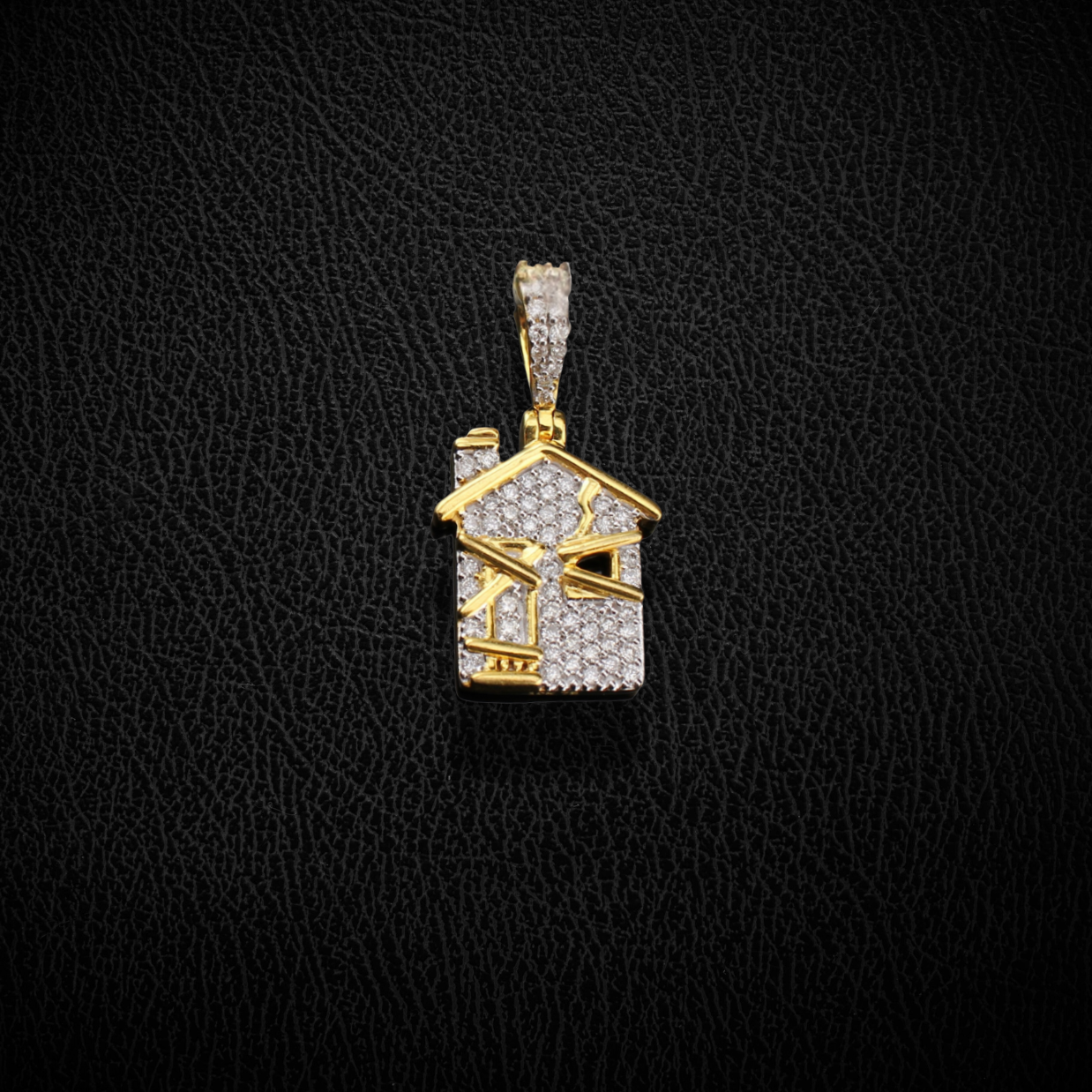 10K Diamond Trap House Pendant – ICEBYAK